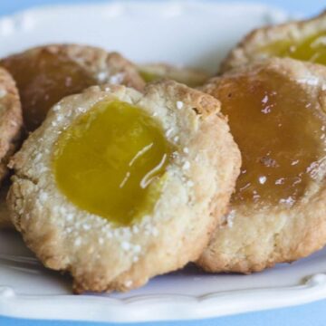 Easy Cream Cheese Cookies with Pear and Lemon Jam | A Weekend Cook