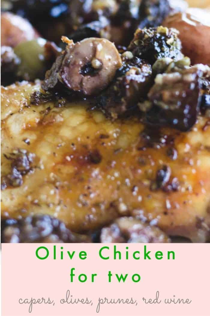 Easy Mediterranean Olive Chicken for Two • A Weekend Cook®