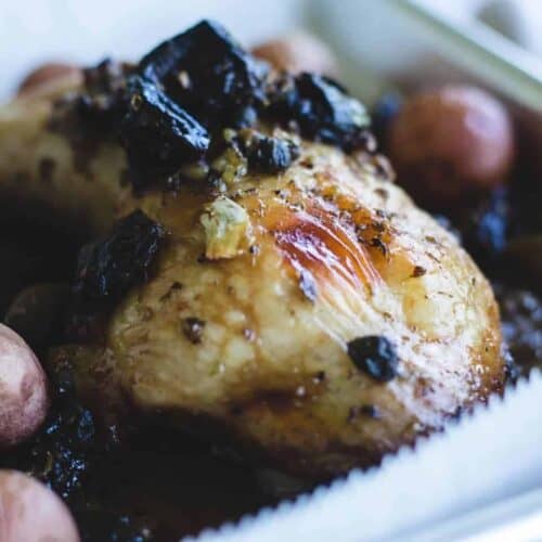 Easy Mediterranean Olive Chicken for Two • A Weekend Cook®