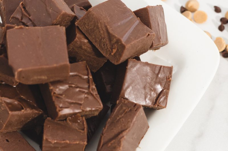 Chocolate Peanut Butter Fudge Recipe | A Weekend Cook