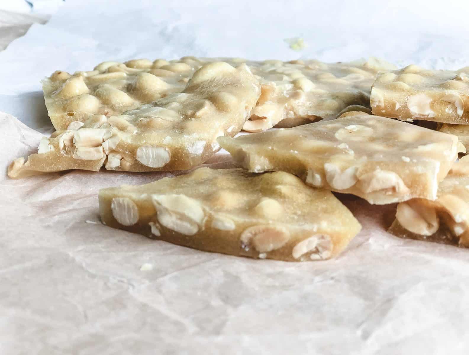 Small-Batch Microwave Peanut Brittle (10-Minute Cook Time) • A Weekend ...