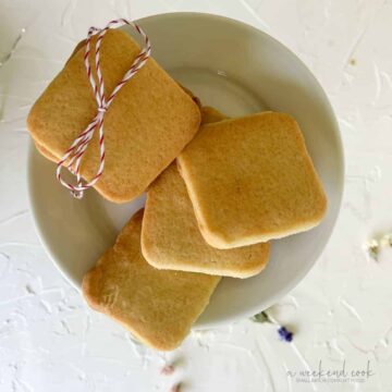 How To Make French Shortbread Cookies for One