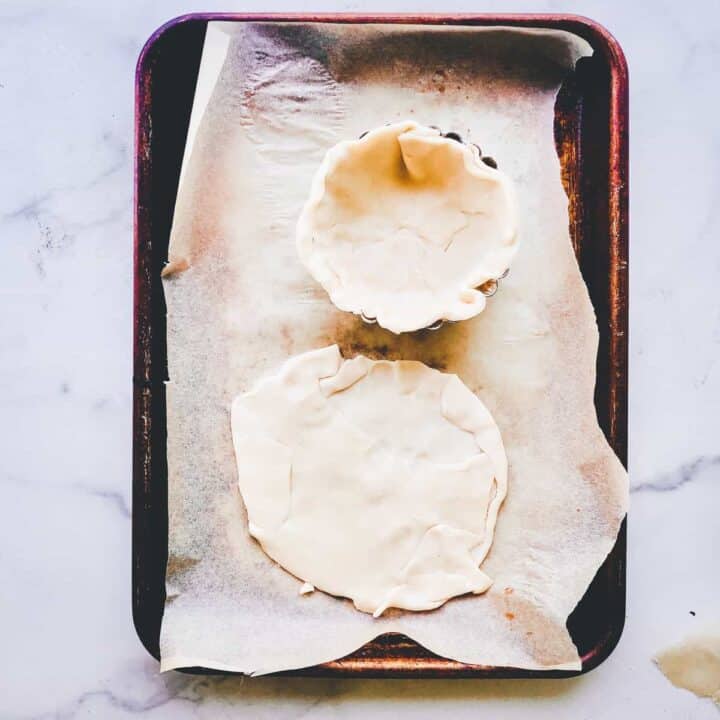 Homemade Mini Cherry Pie for One