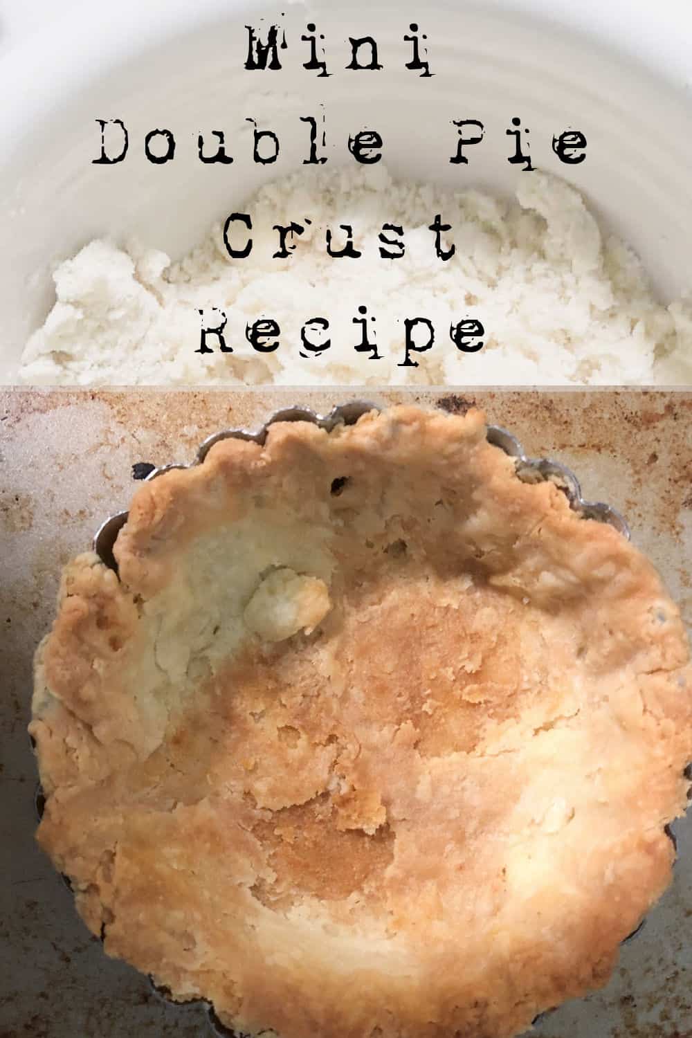 Rustic Mini Pie Crust Recipe