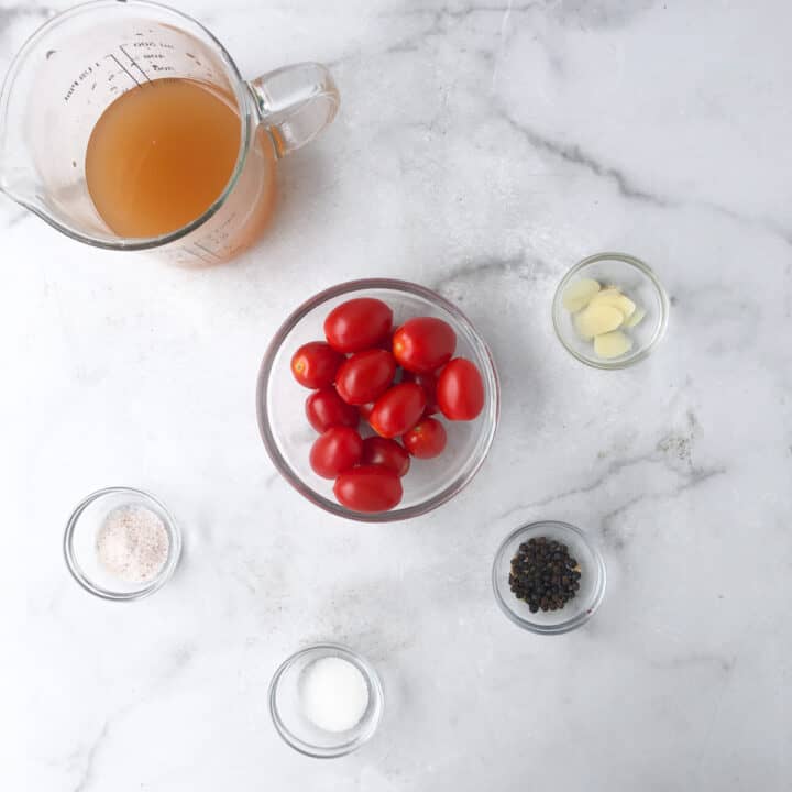Small Batch Quick Pickled Cherry Tomatoes Recipe