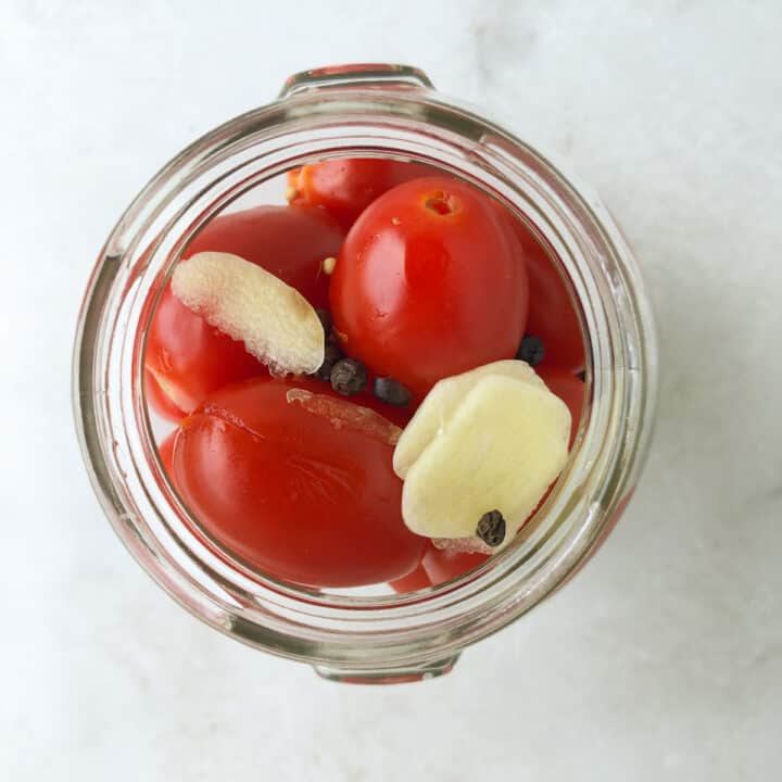 Small Batch Quick Pickled Cherry Tomatoes Recipe