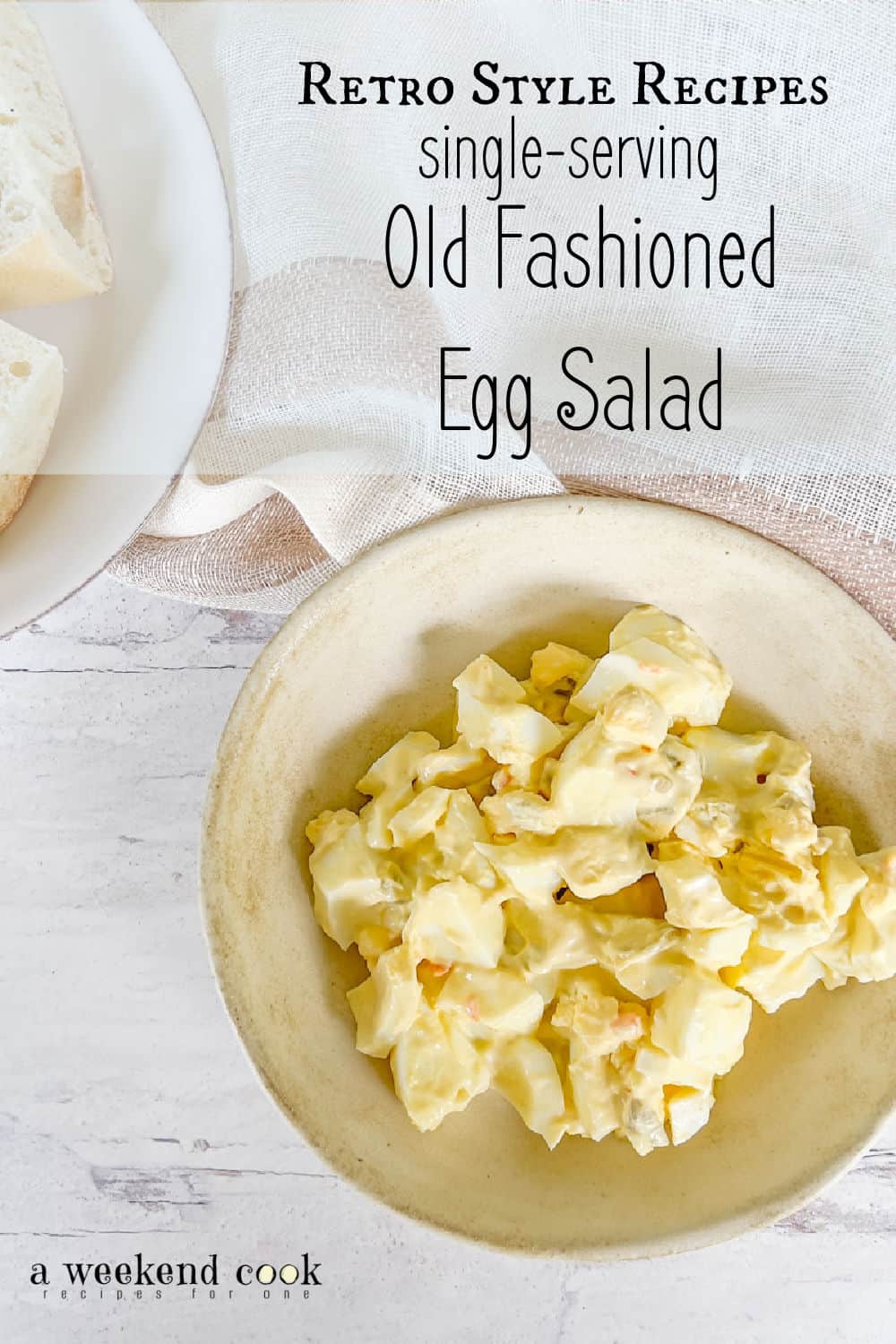 Classic Egg Salad For One