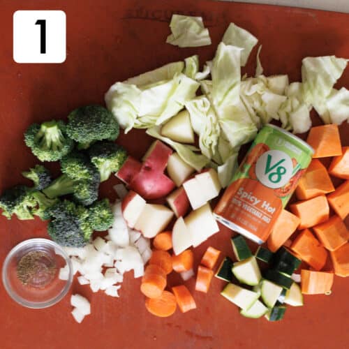 asy Vegetable Soup Recipe With V8 Juice (Small Batch)