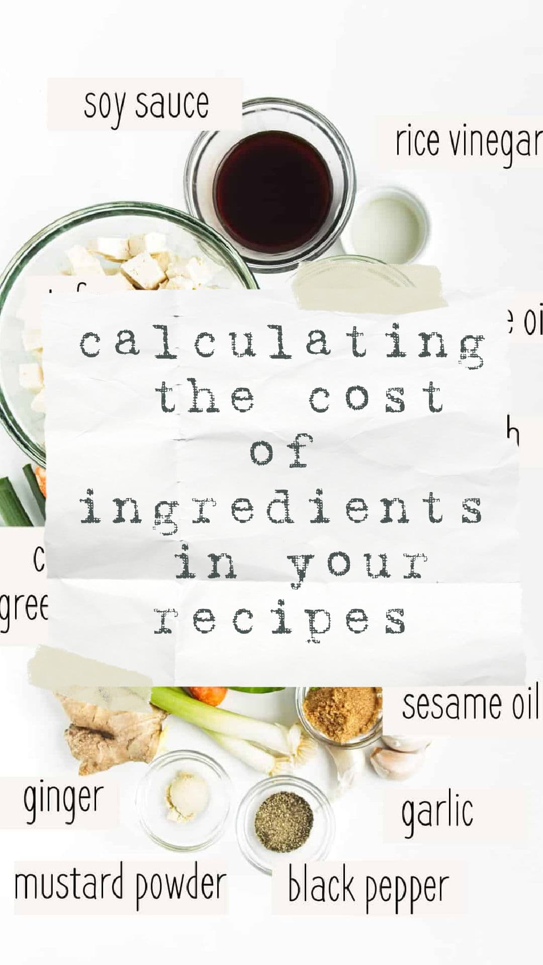 How to Calculate the Cost of Ingredients in a Recipe