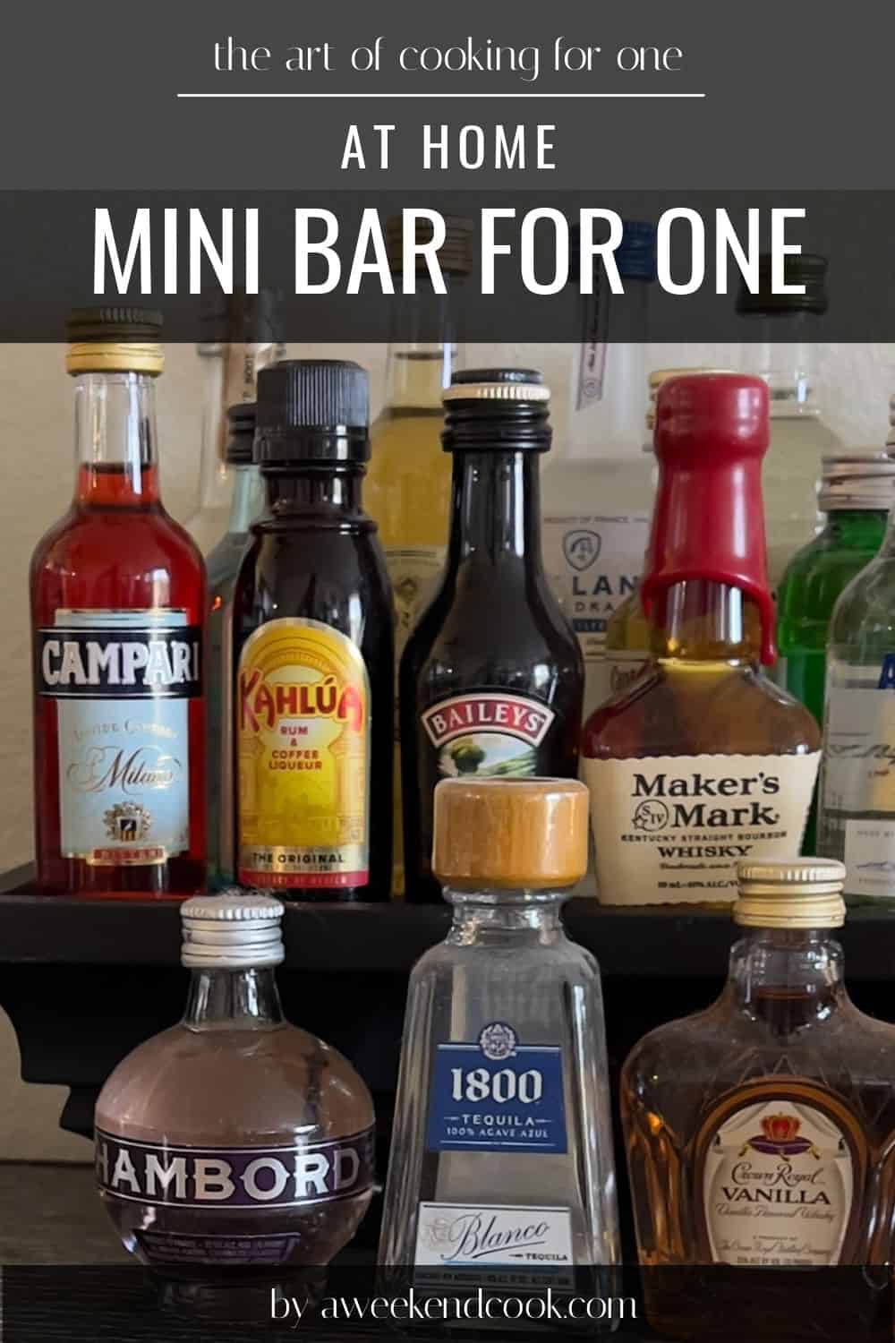How to Set Up a Mini Bar for One Person • A Weekend Cook®