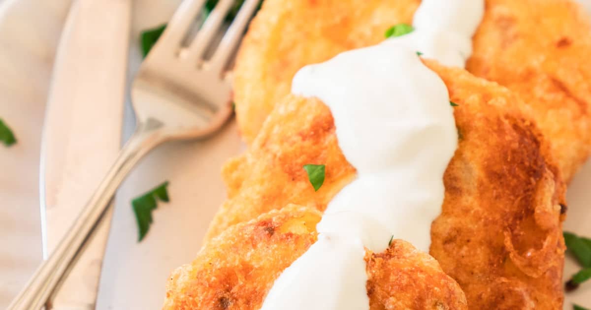 Easy Potato Fritters Recipe • A Weekend Cook®