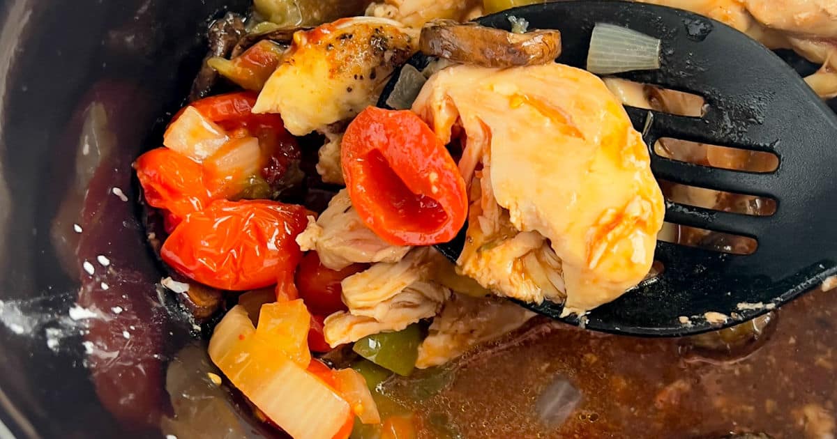Small Slow Cooker Creole Chicken Recipe • A Weekend Cook®