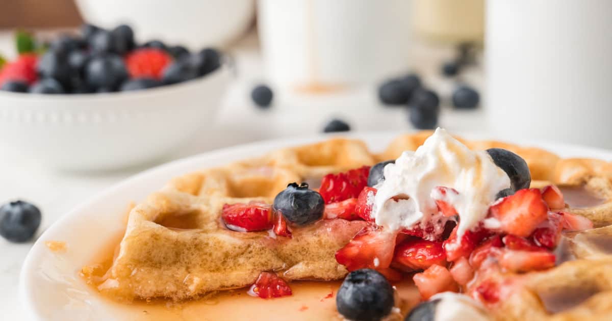 Waffle for One (Crispy & Fluffy 6-Inch, Pantry Staples) • A Weekend Cook®