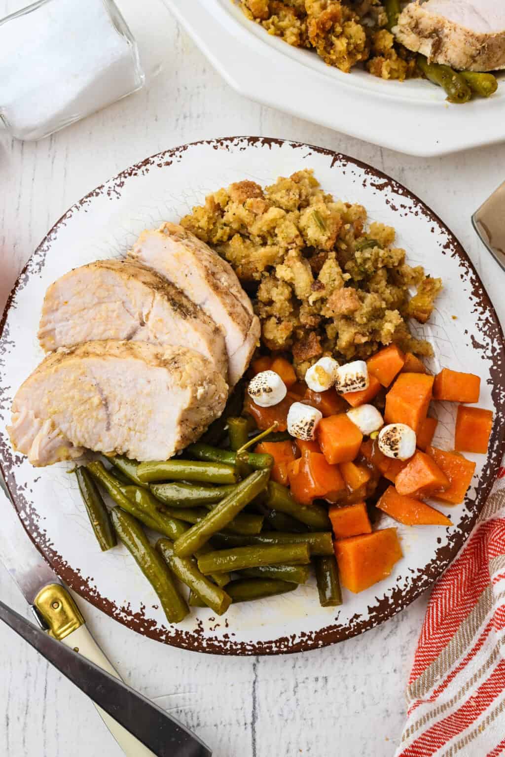 Slow Cooker Thanksgiving Dinner for One or Two • A Weekend Cook®