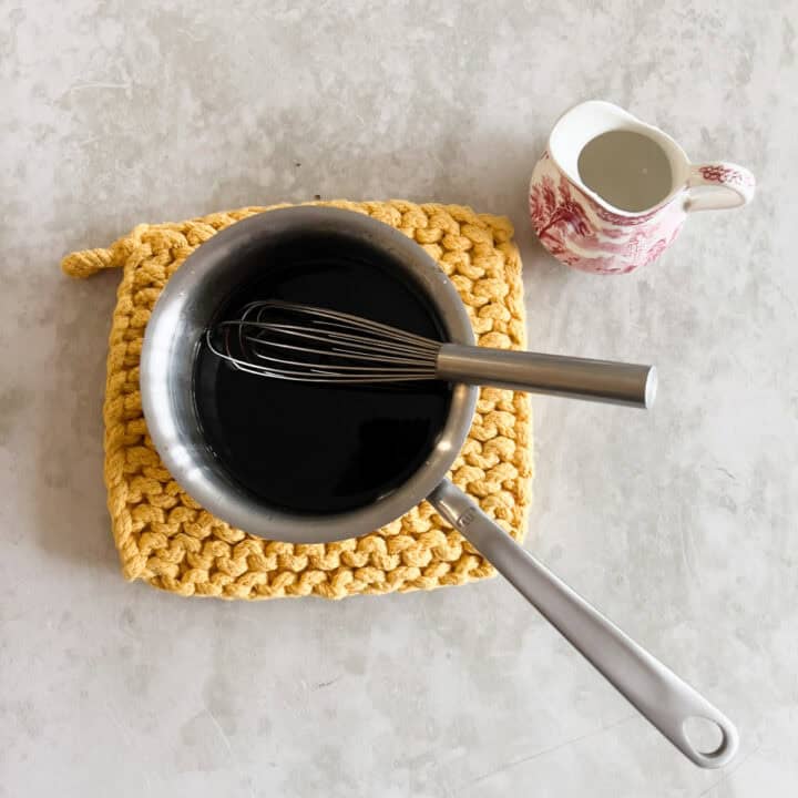 Mom's Small Batch Homemade Pancake Syrup • A Weekend Cook®