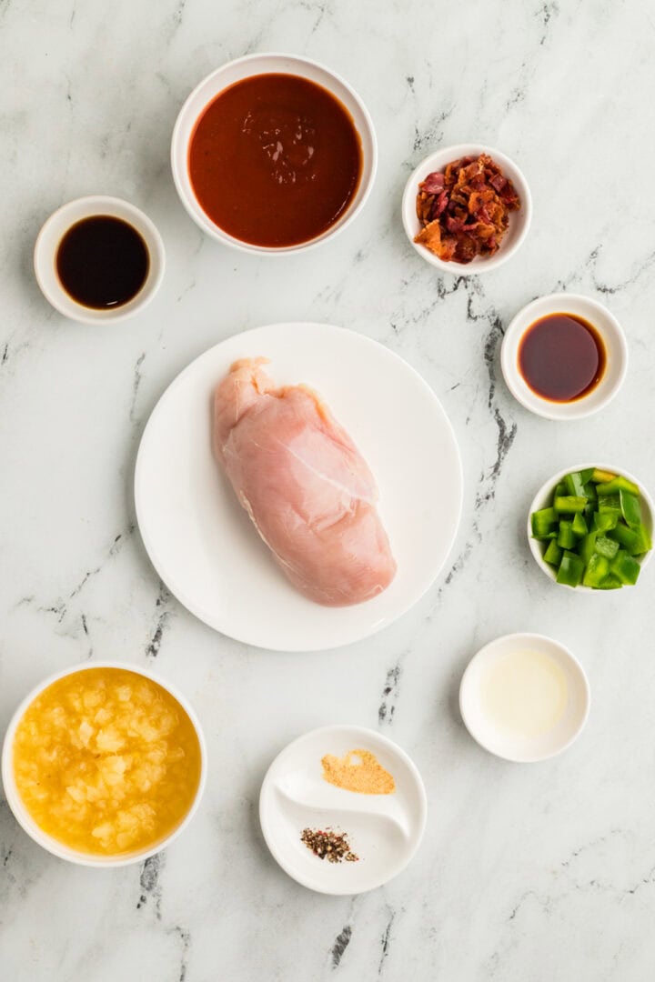 Small Slow Cooker Pineapple Chicken Recipe • A Weekend Cook®